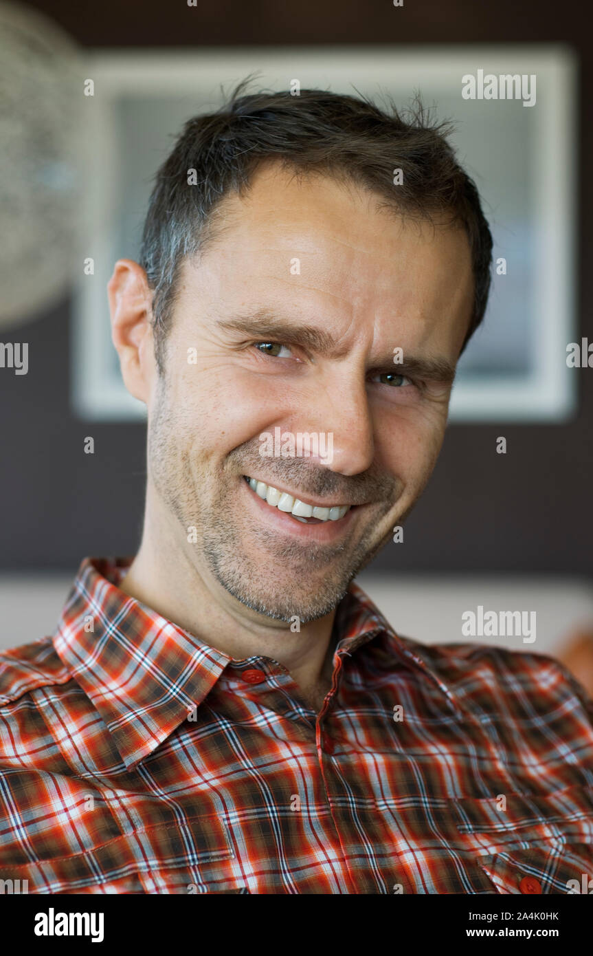 Portrait of middle-aged man Stock Photo - Alamy