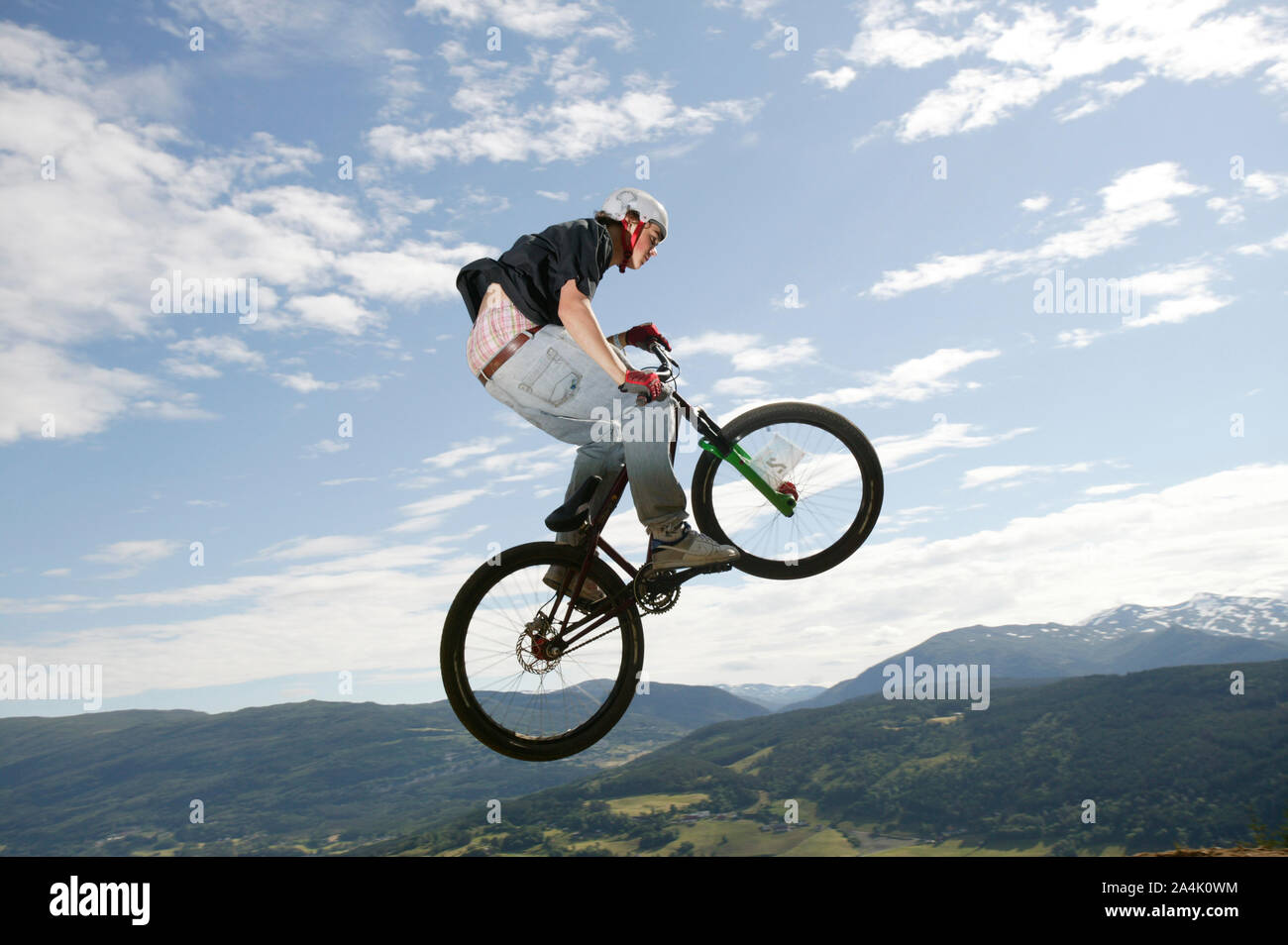 1 person biking hi-res stock photography and images - Alamy