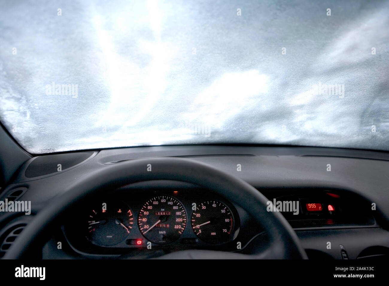driving conditions - frontwindow Stock Photo - Alamy