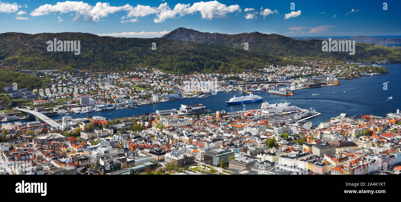 View from fløien hi-res stock photography and images - Alamy