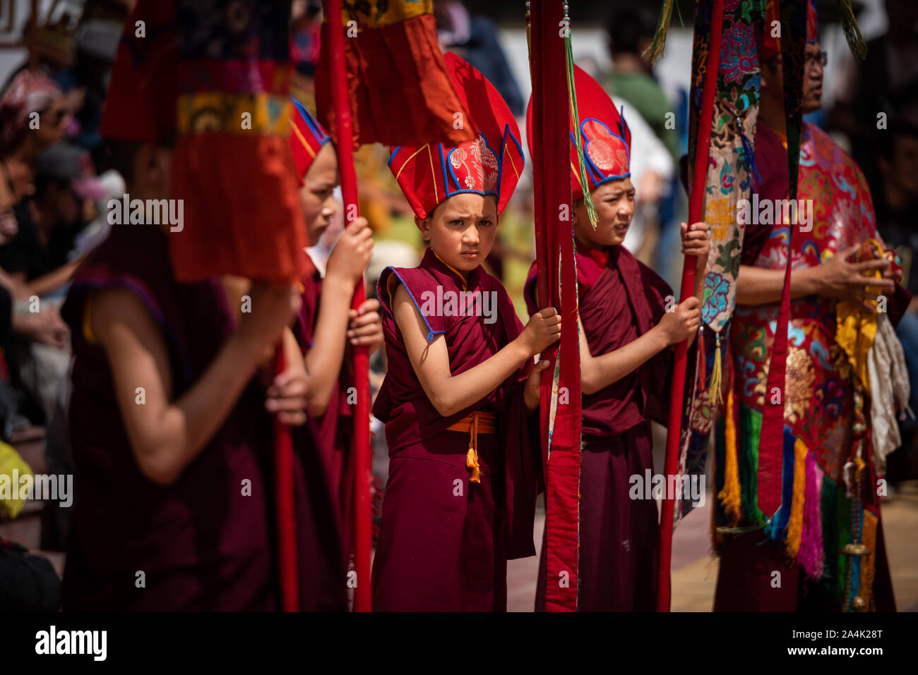 Takthok Monastery festival in Ladakh Stock Photo - Alamy