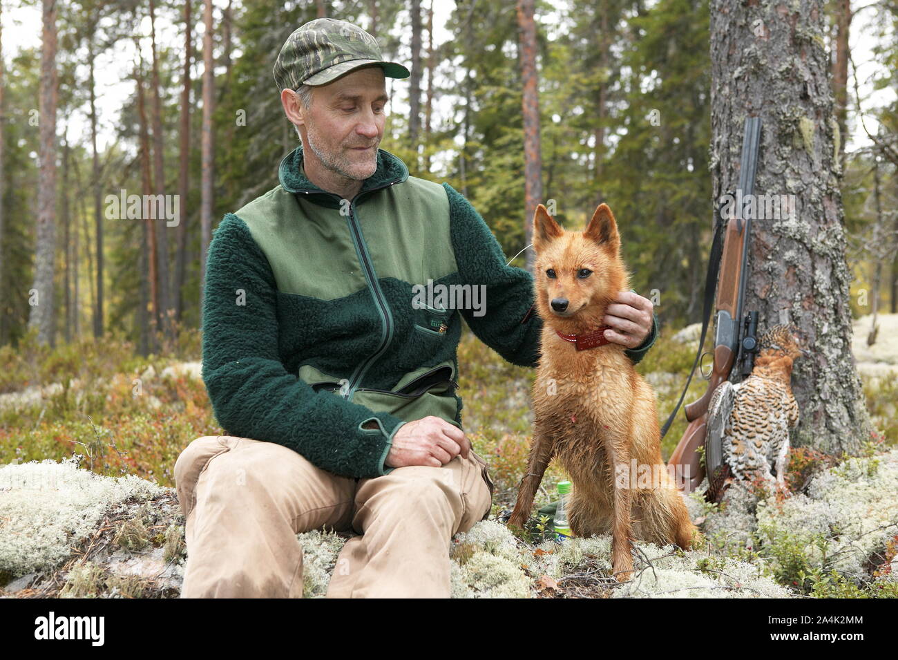 Man hunting dog dead hi-res stock photography and images - Alamy