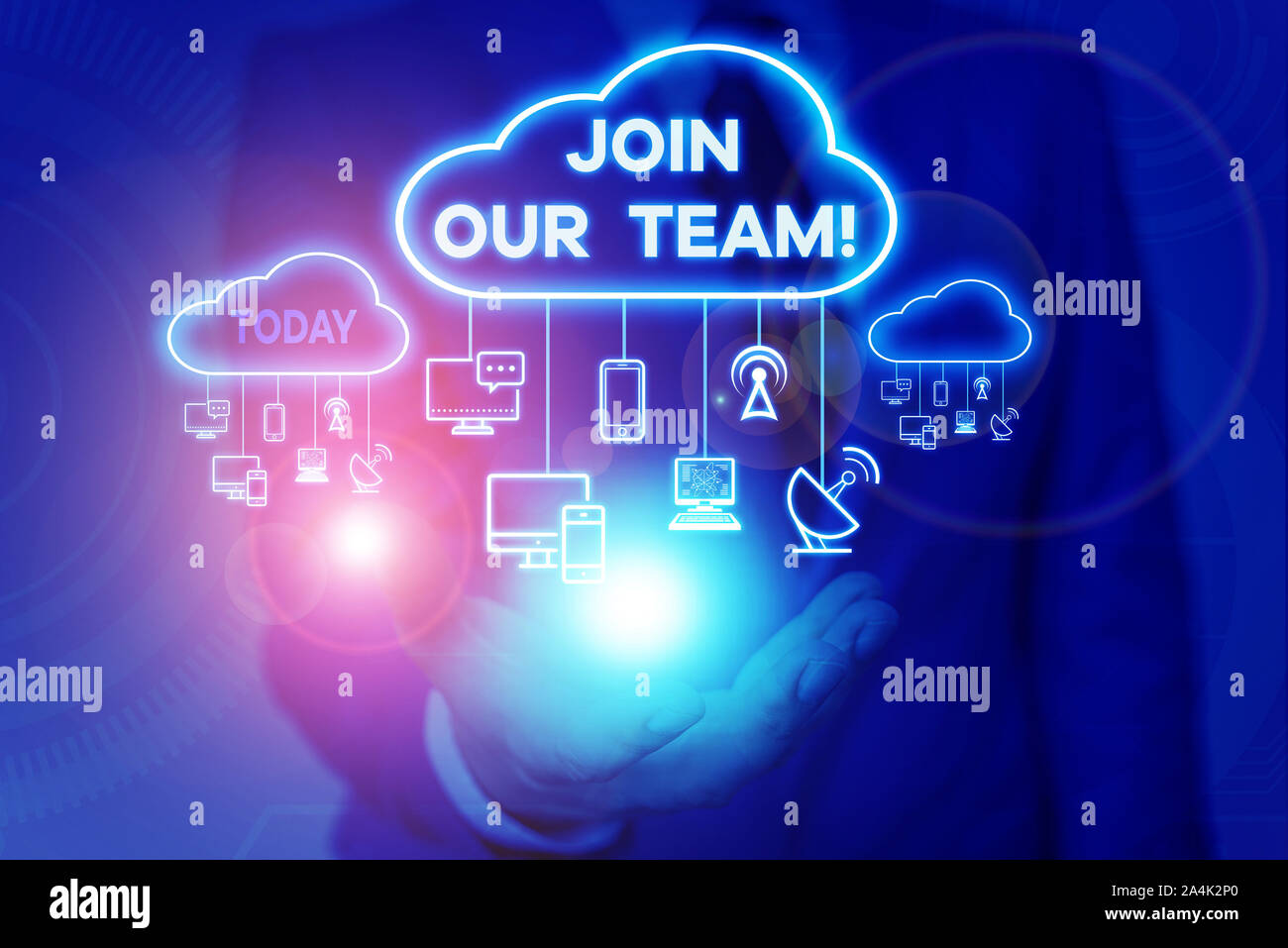 Conceptual hand writing showing Join Our Team. Concept meaning inviting ...