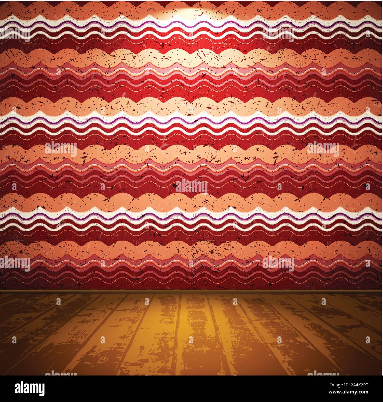 60s wallpaper room hi-res stock photography and images - Alamy