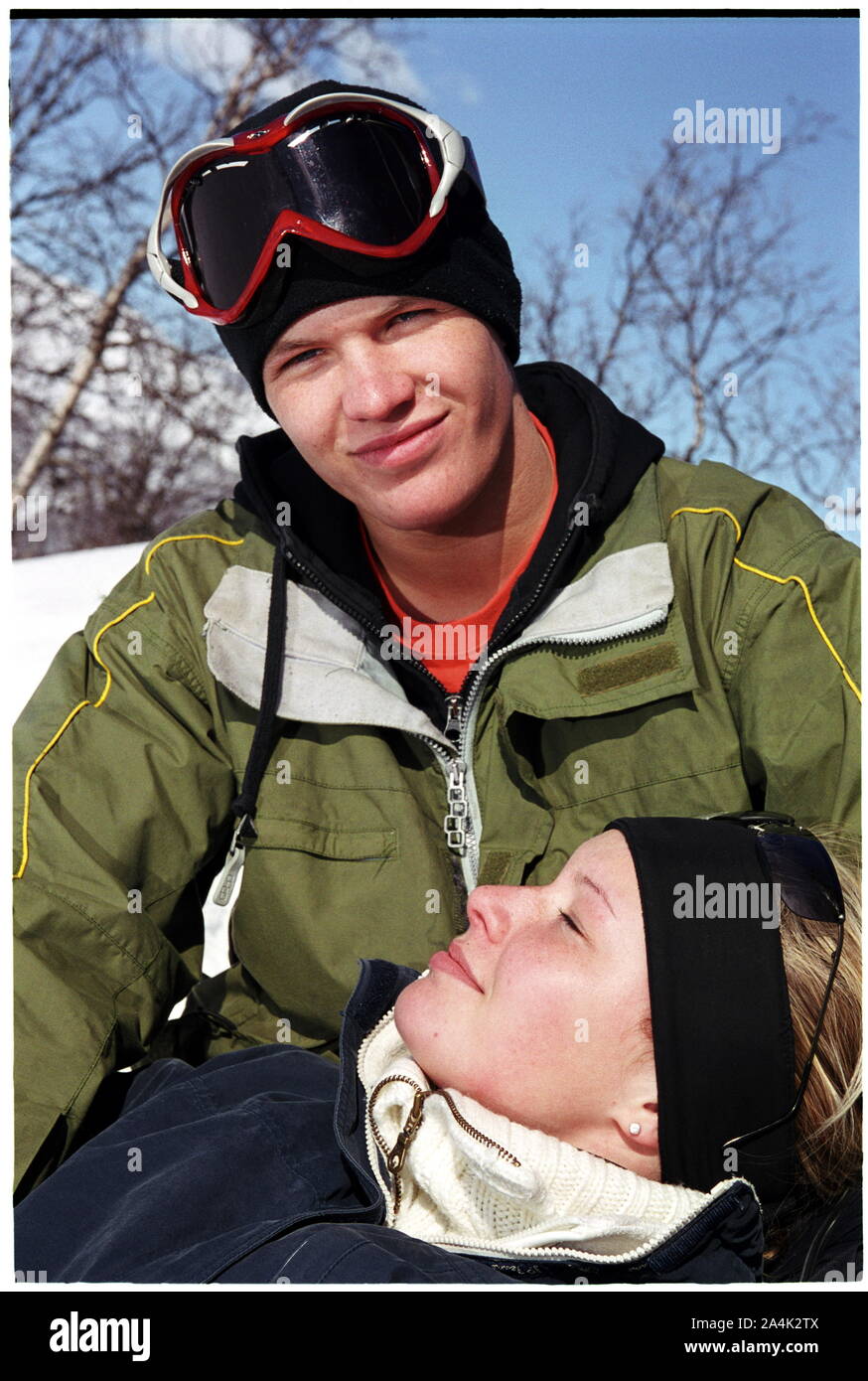 Couples sunbathing Cut Out Stock Images & Pictures - Alamy