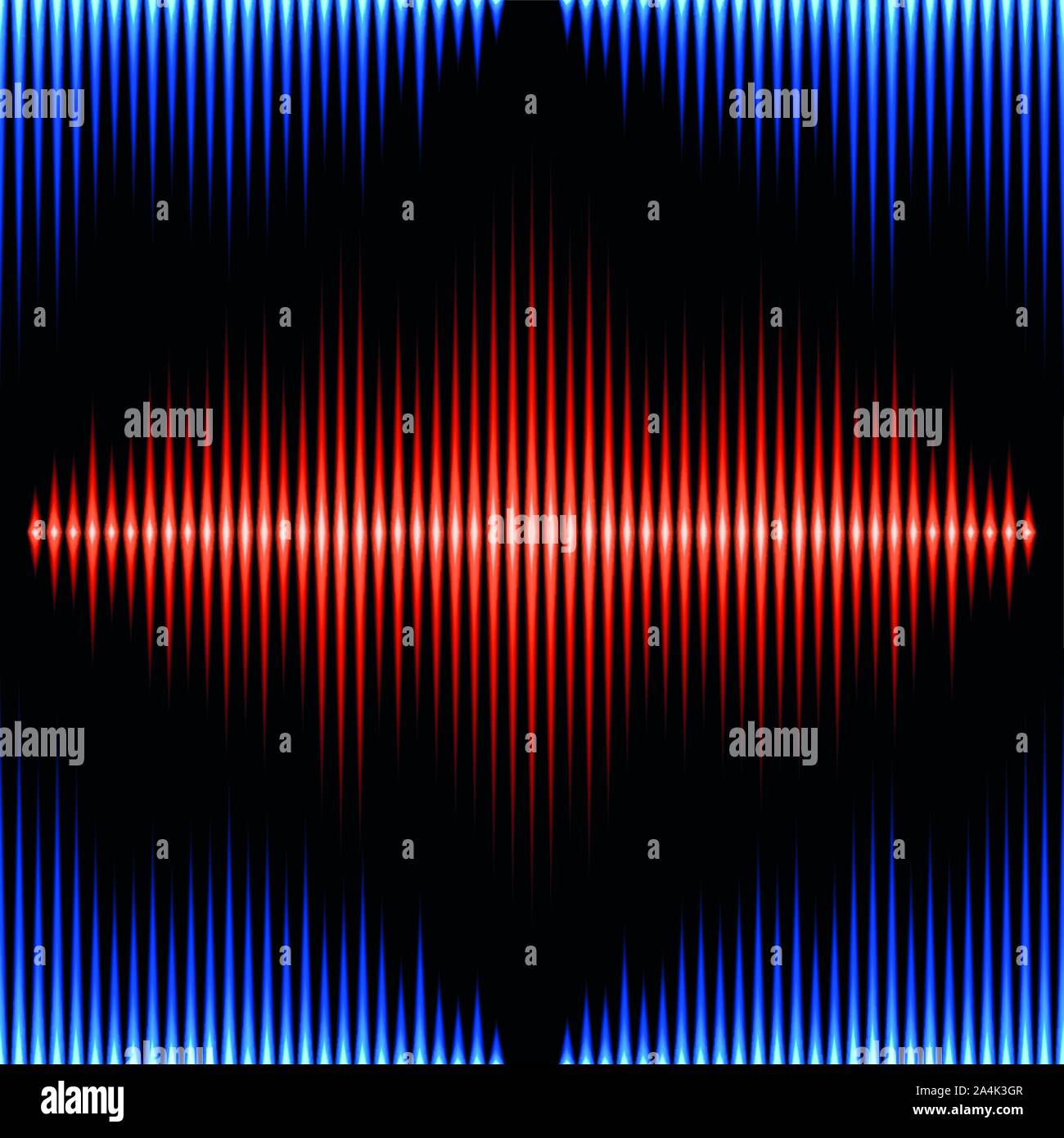 Seamless pattern with sound waveform Stock Vector Image & Art - Alamy