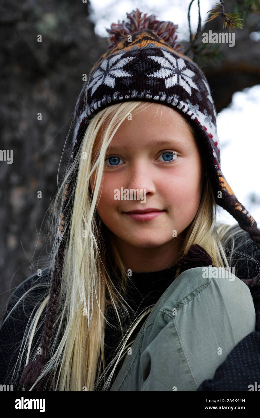 Smiling girl - portrait Stock Photo - Alamy