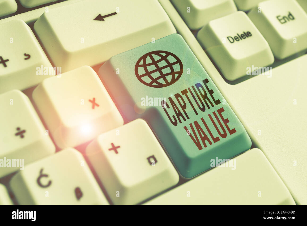 Word writing text Capture Value. Business photo showcasing Customer ...