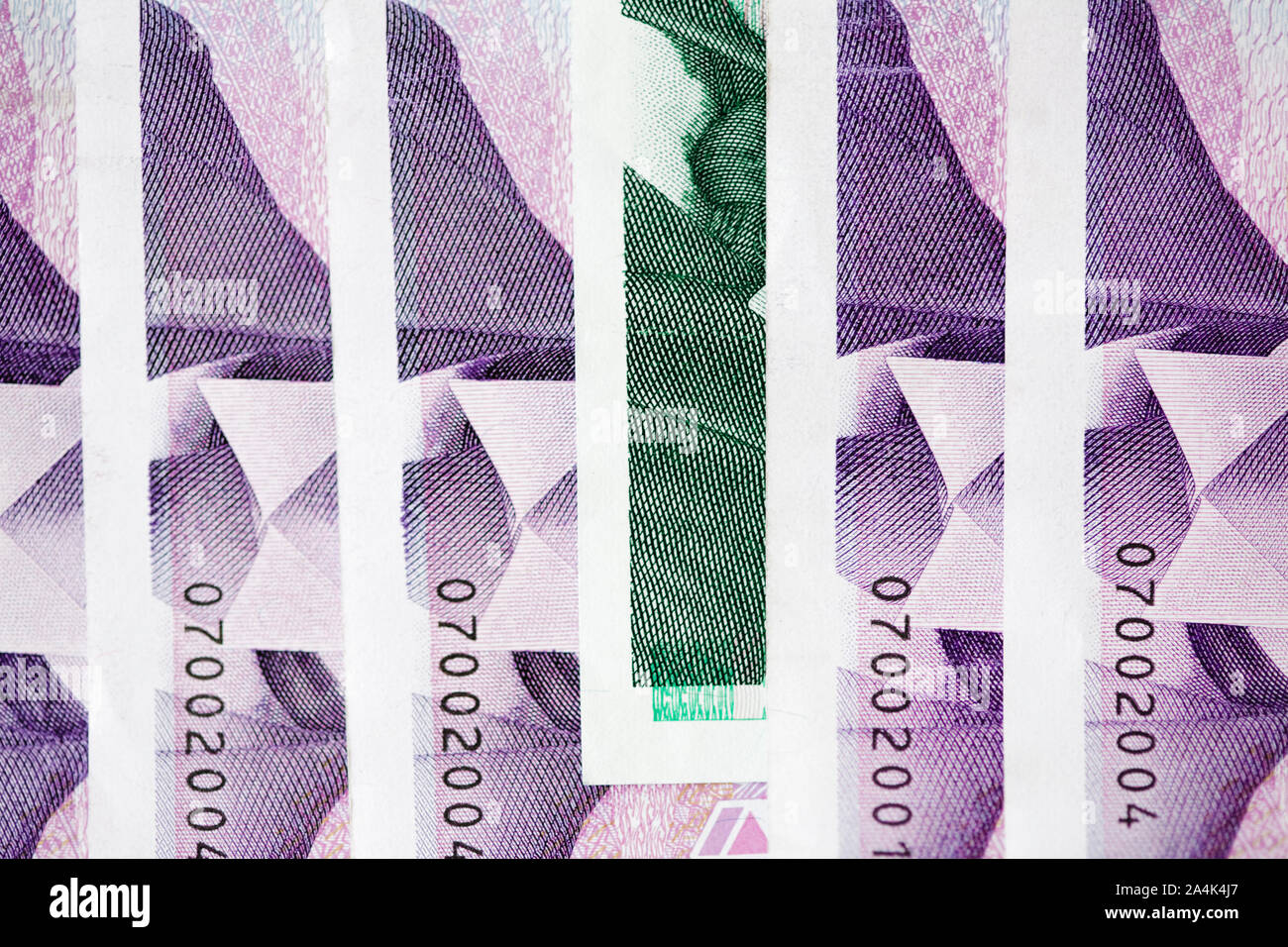 Close up of Norwegian banknotes Stock Photo - Alamy
