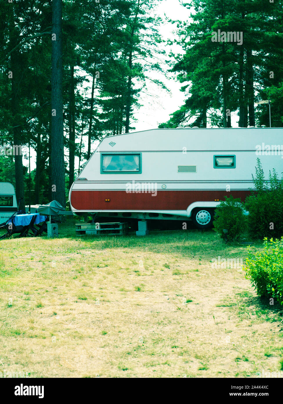 Caravan site, Larkollen camping, Moss, Norway Stock Photo - Alamy