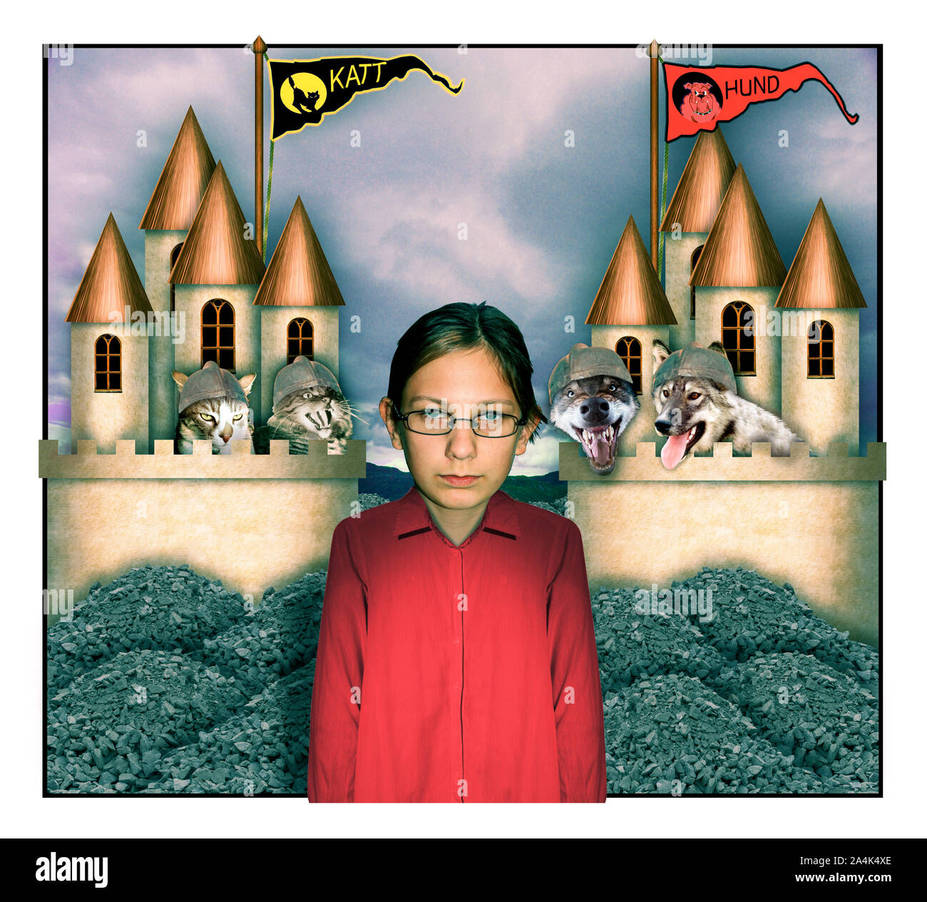 War between families hi-res stock photography and images - Alamy