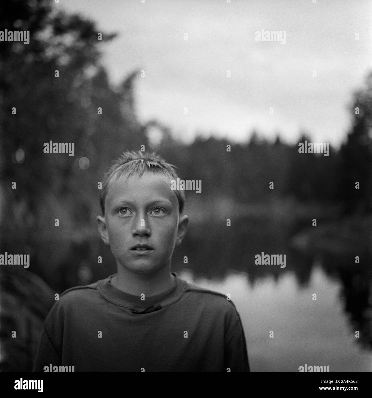 Forests water Black and White Stock Photos & Images - Alamy