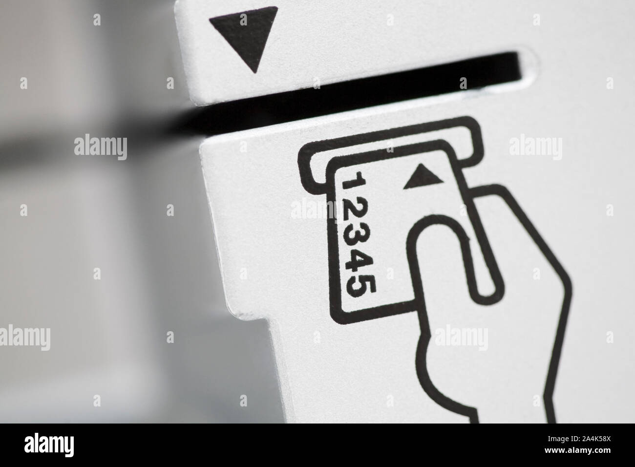 Cash machine symbol Stock Photo - Alamy