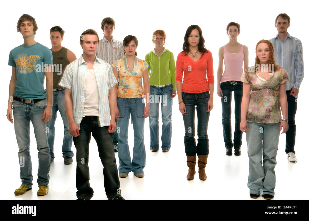 Group - similarties differences standing out standing straight standing ...