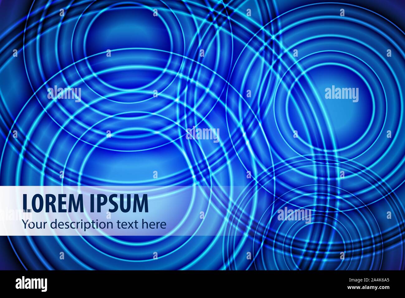 Info board with title text frame sheet design. Modern vector front page ...