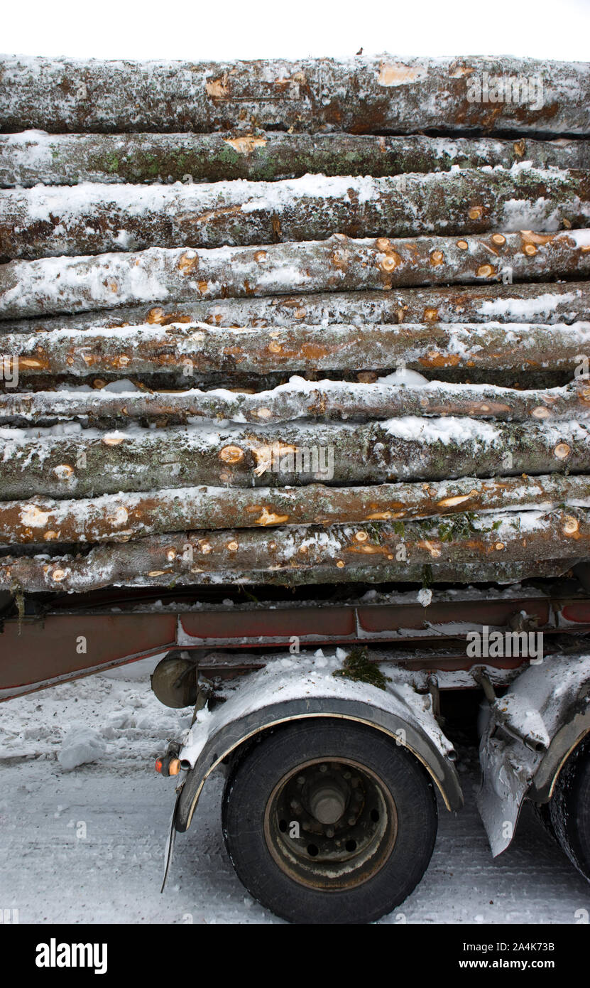 Timber trucks hi-res stock photography and images - Alamy