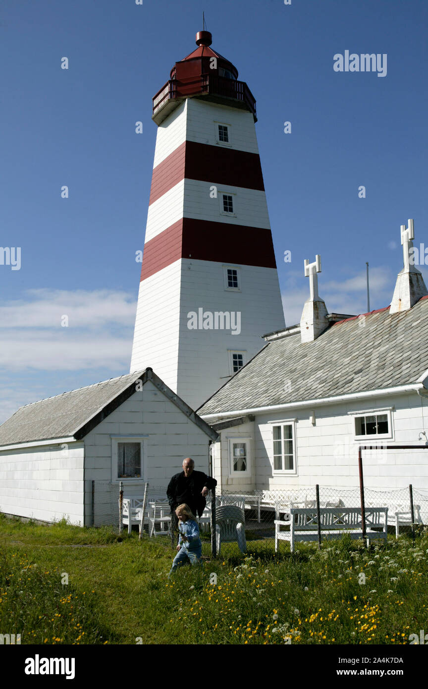 Alnes Fyr at Godøy Stock Photo - Alamy