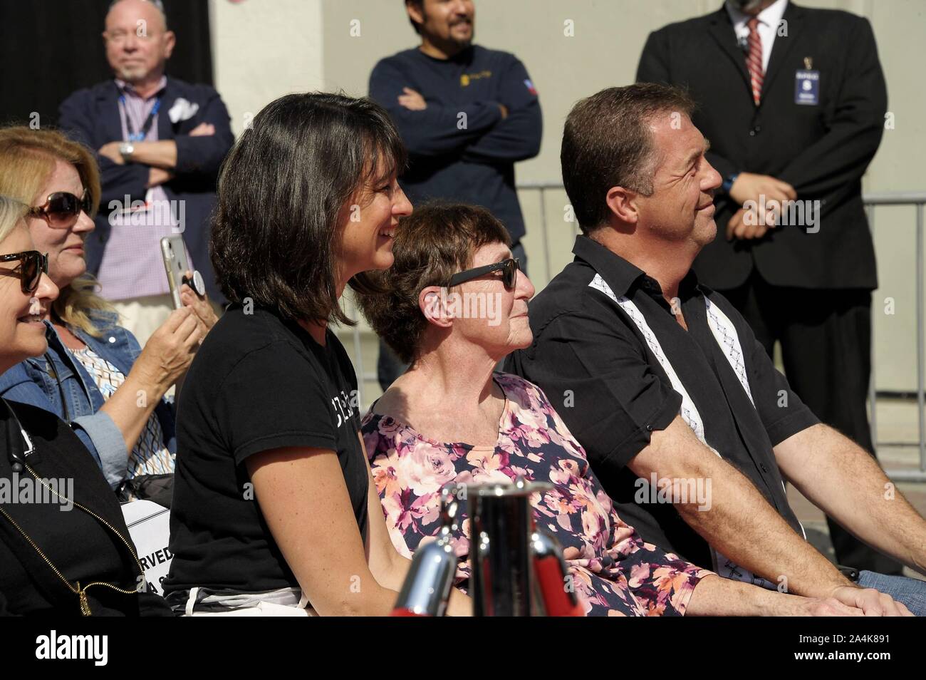 Los Angeles, CA. 14th Oct, 2019. Kevin Smith family at the induction ...