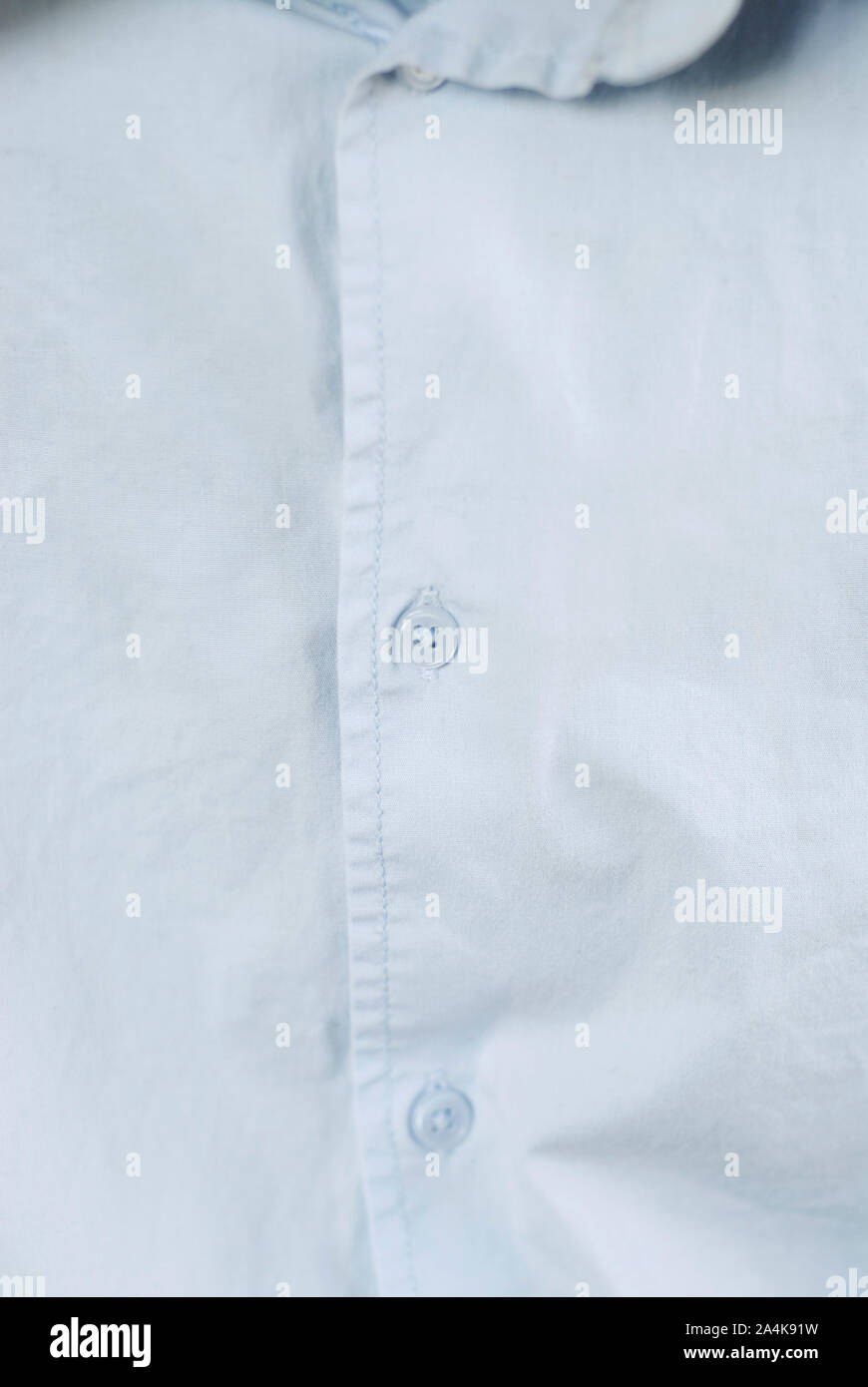 White shirt with buttons Stock Photo - Alamy