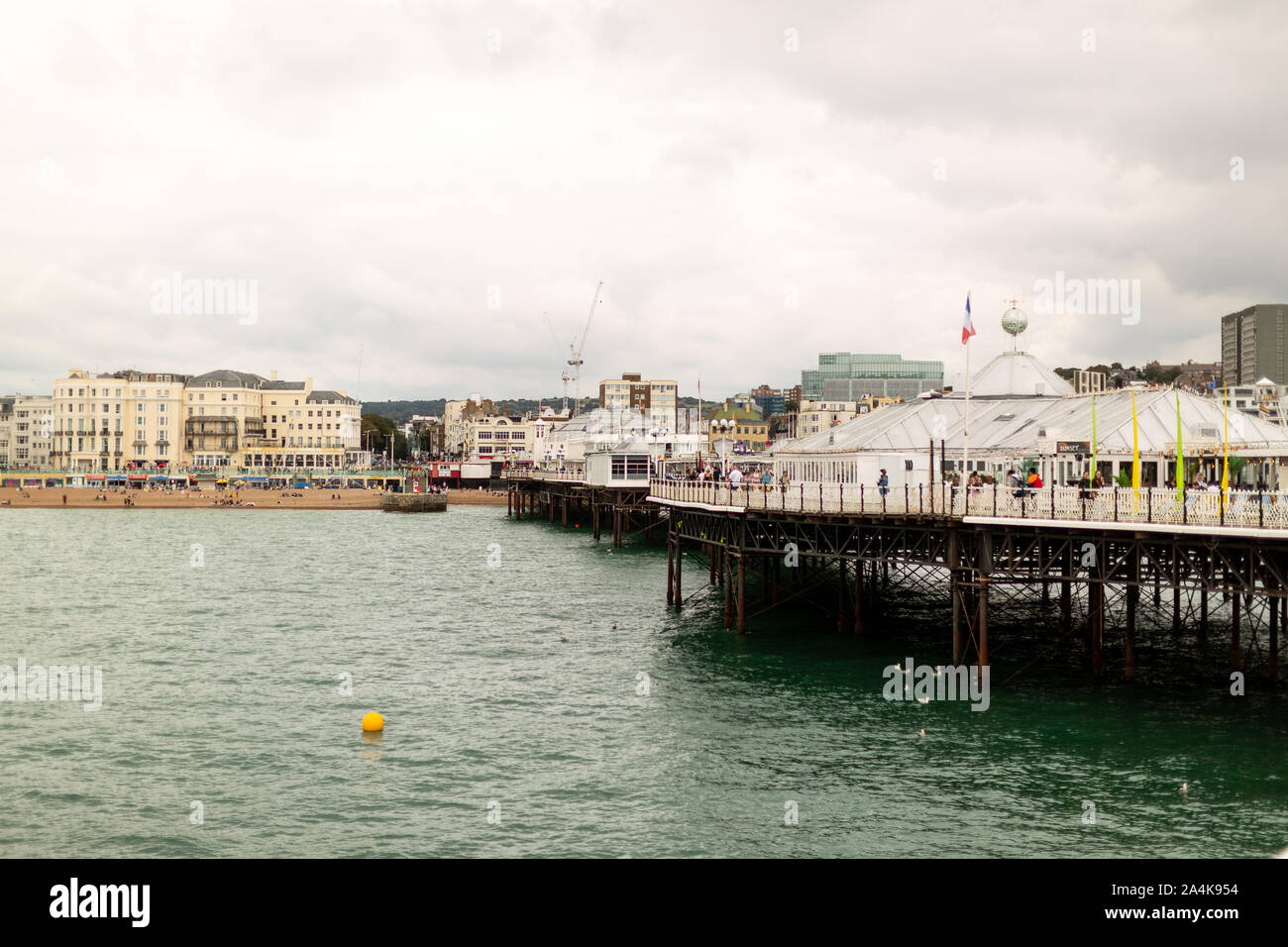 Colour landscape images of Brighton Palace Pier, in Brighton, East ...
