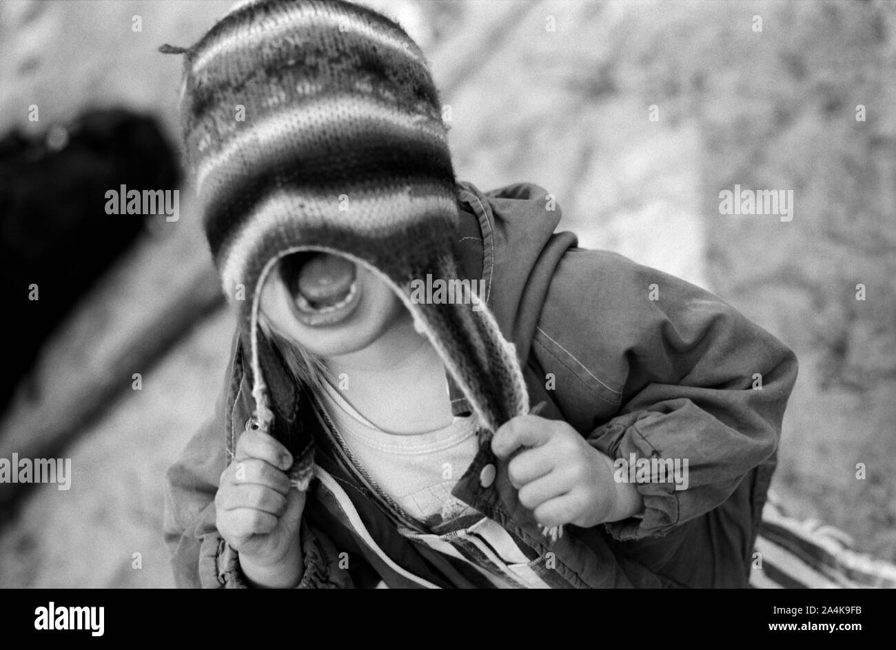 frustration - the balky age - obstinate - difficult age Stock Photo - Alamy