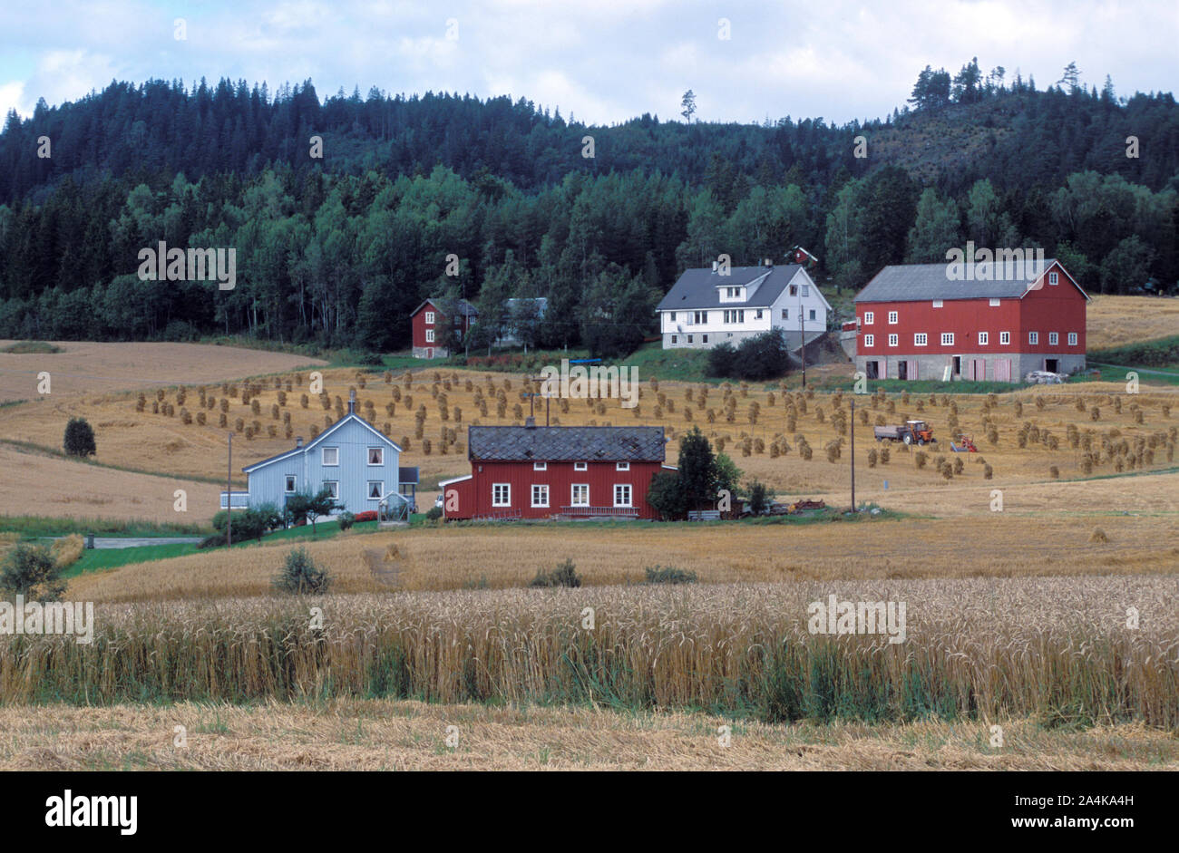 Haystack landscapes hi-res stock photography and images - Alamy
