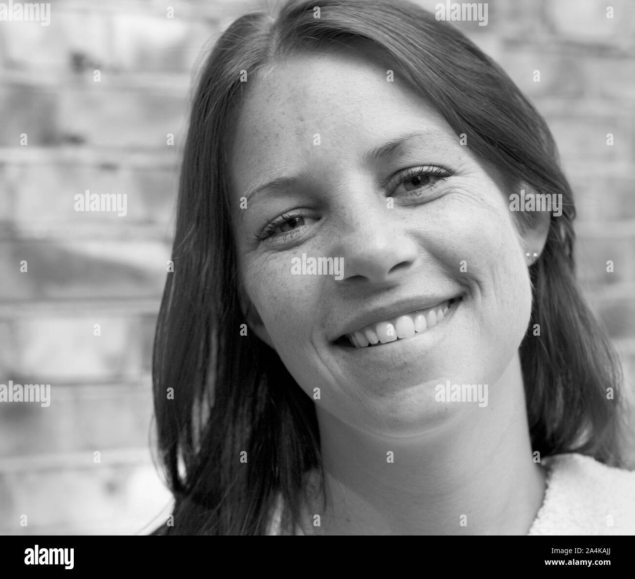Smiling girl - portrait Stock Photo - Alamy