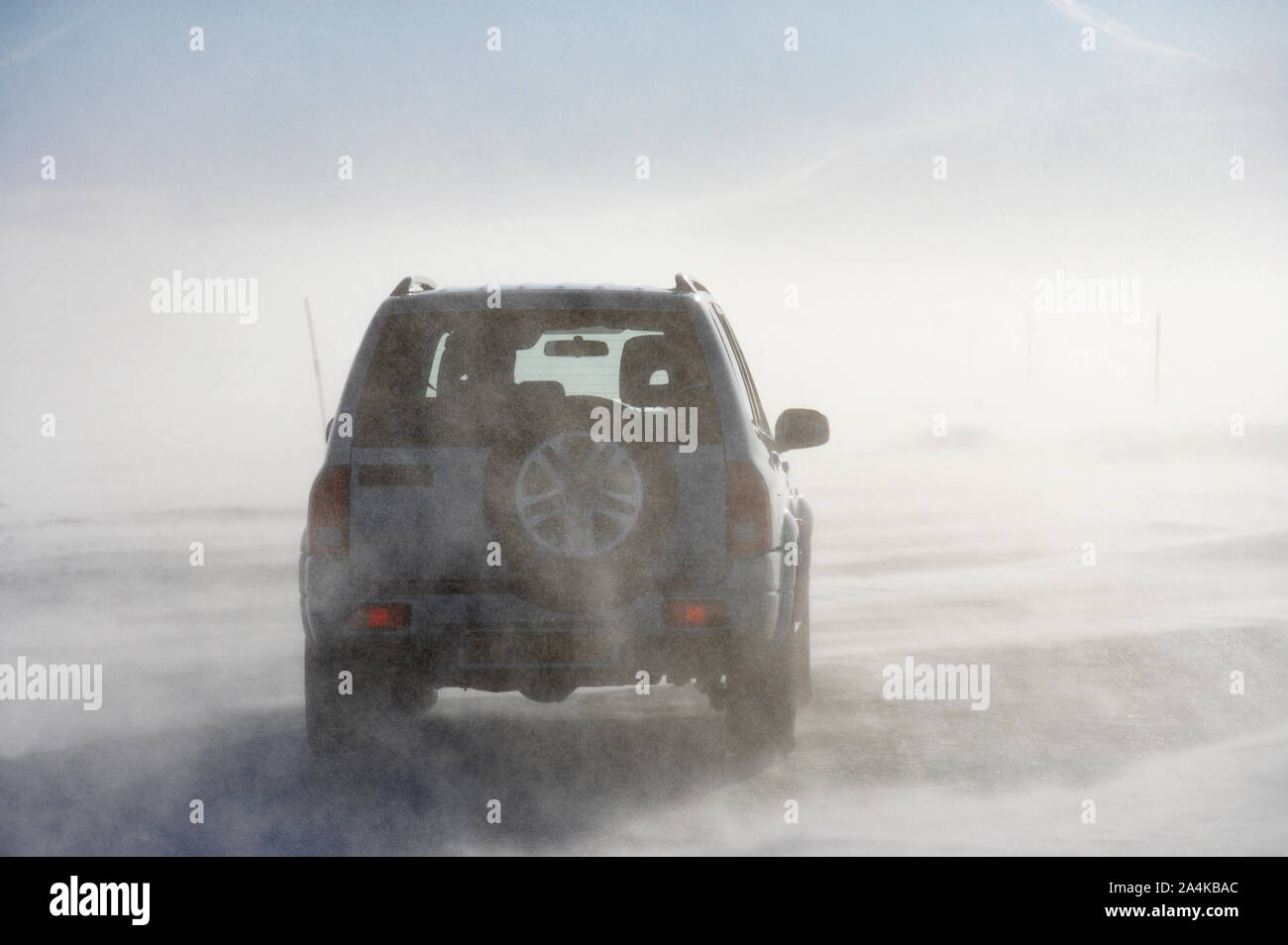Difficult driving conditions Stock Photo - Alamy