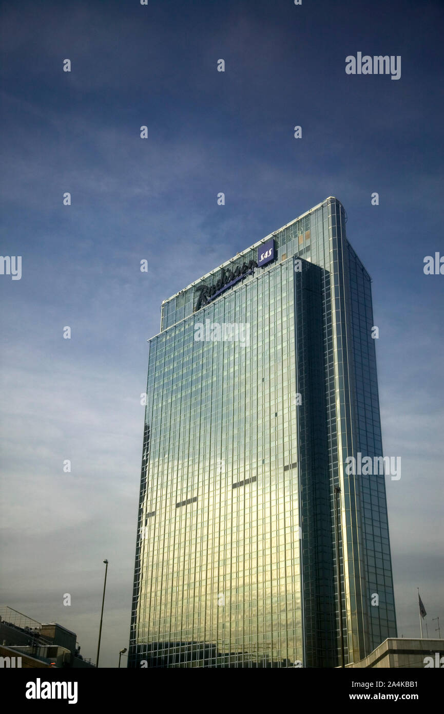 RADISSON SAS hotel Stock Photo - Alamy