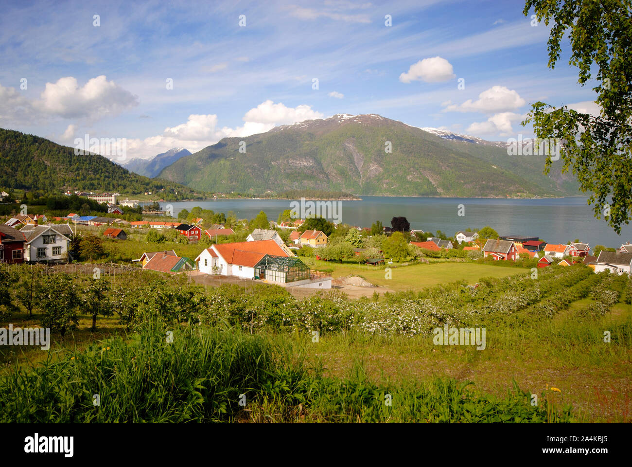 Balestrand at Sognefjorden Stock Photo - Alamy