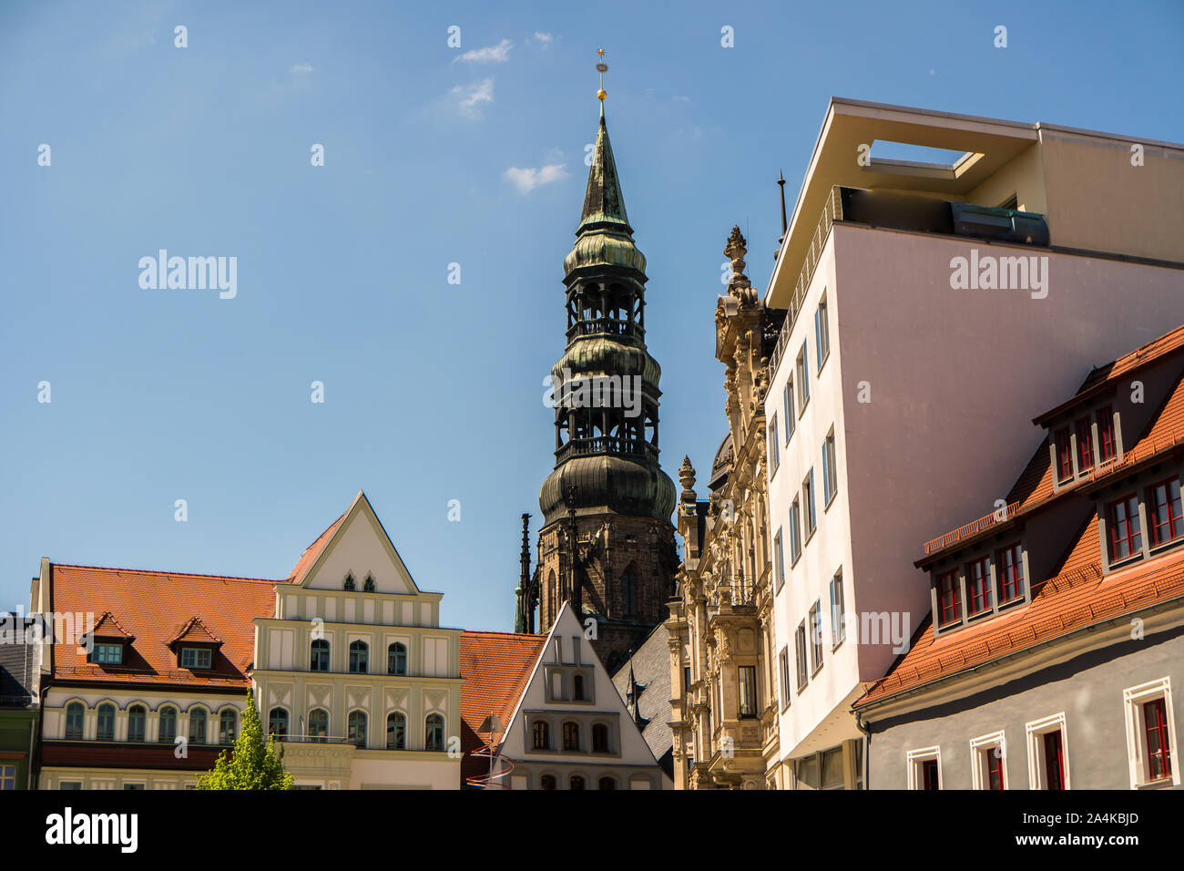 Zwickau in East Germany Stock Photo - Alamy