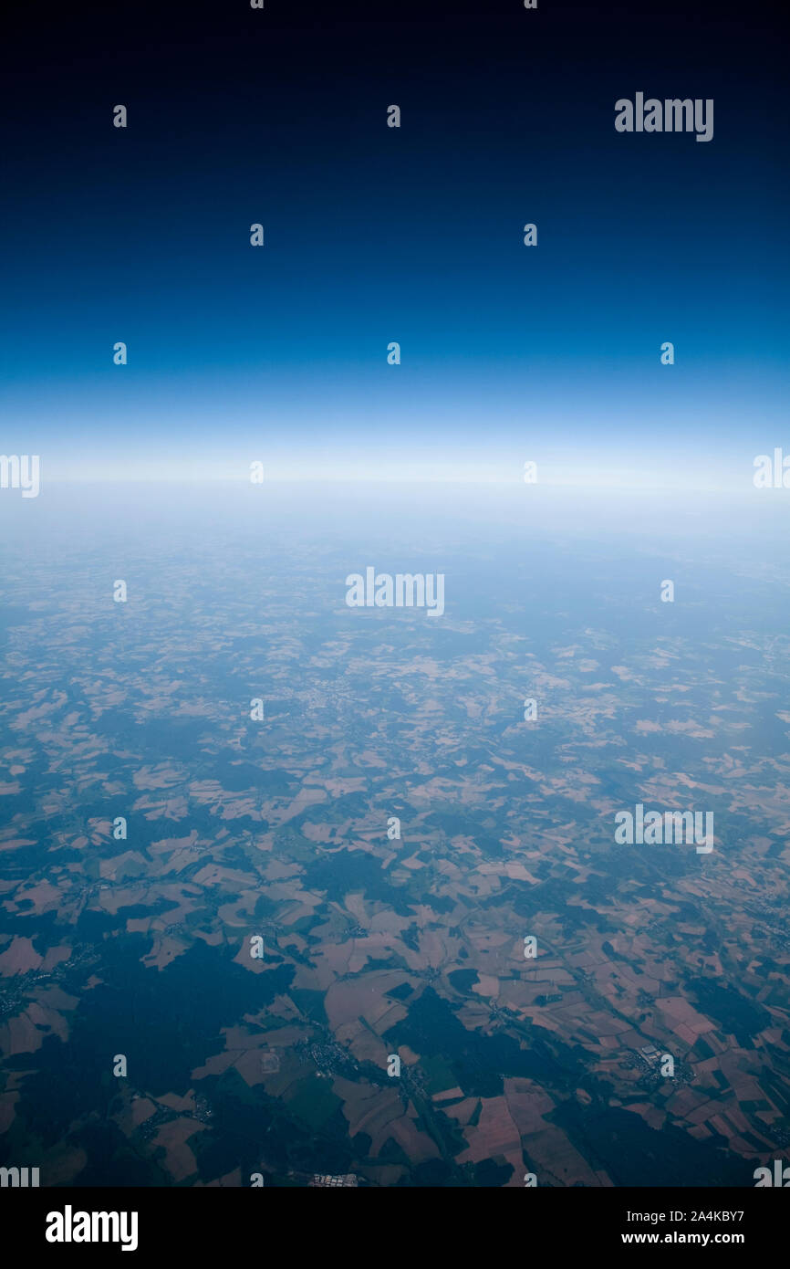 Landscape from plane Stock Photo - Alamy
