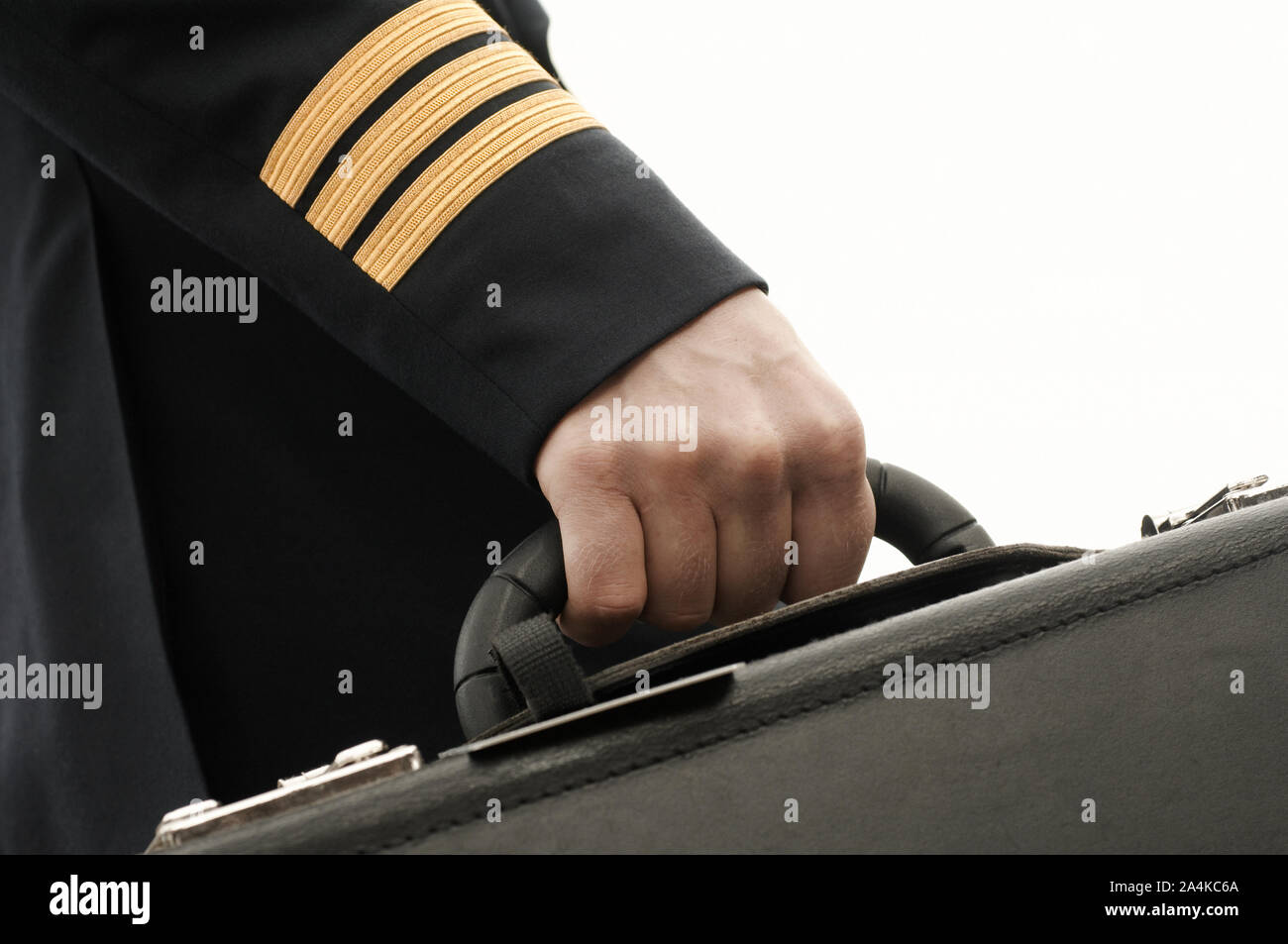 Pilot uniform - aviation crew - detail Stock Photo - Alamy