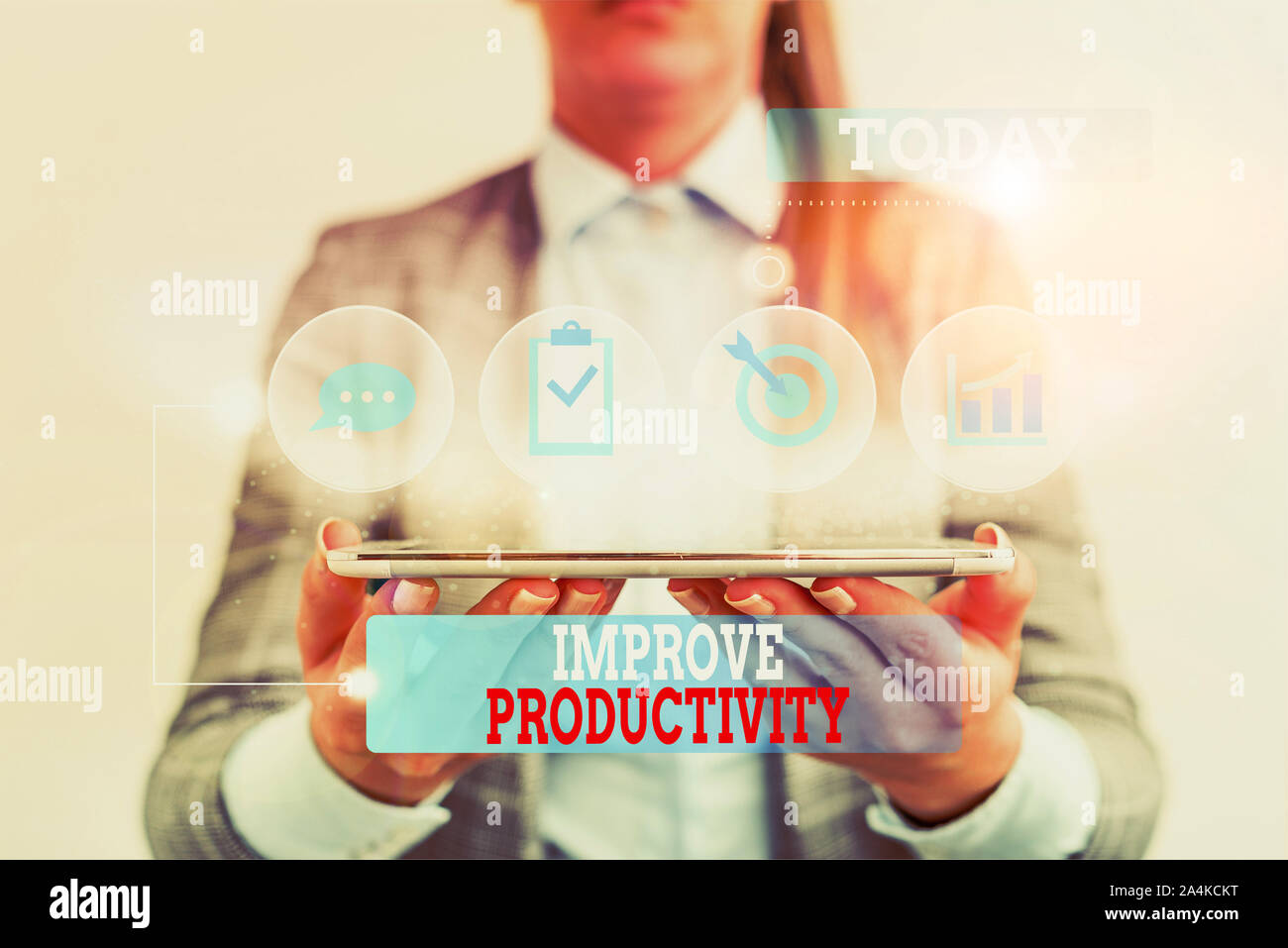 Handwriting text writing Improve Productivity. Conceptual photo to ...