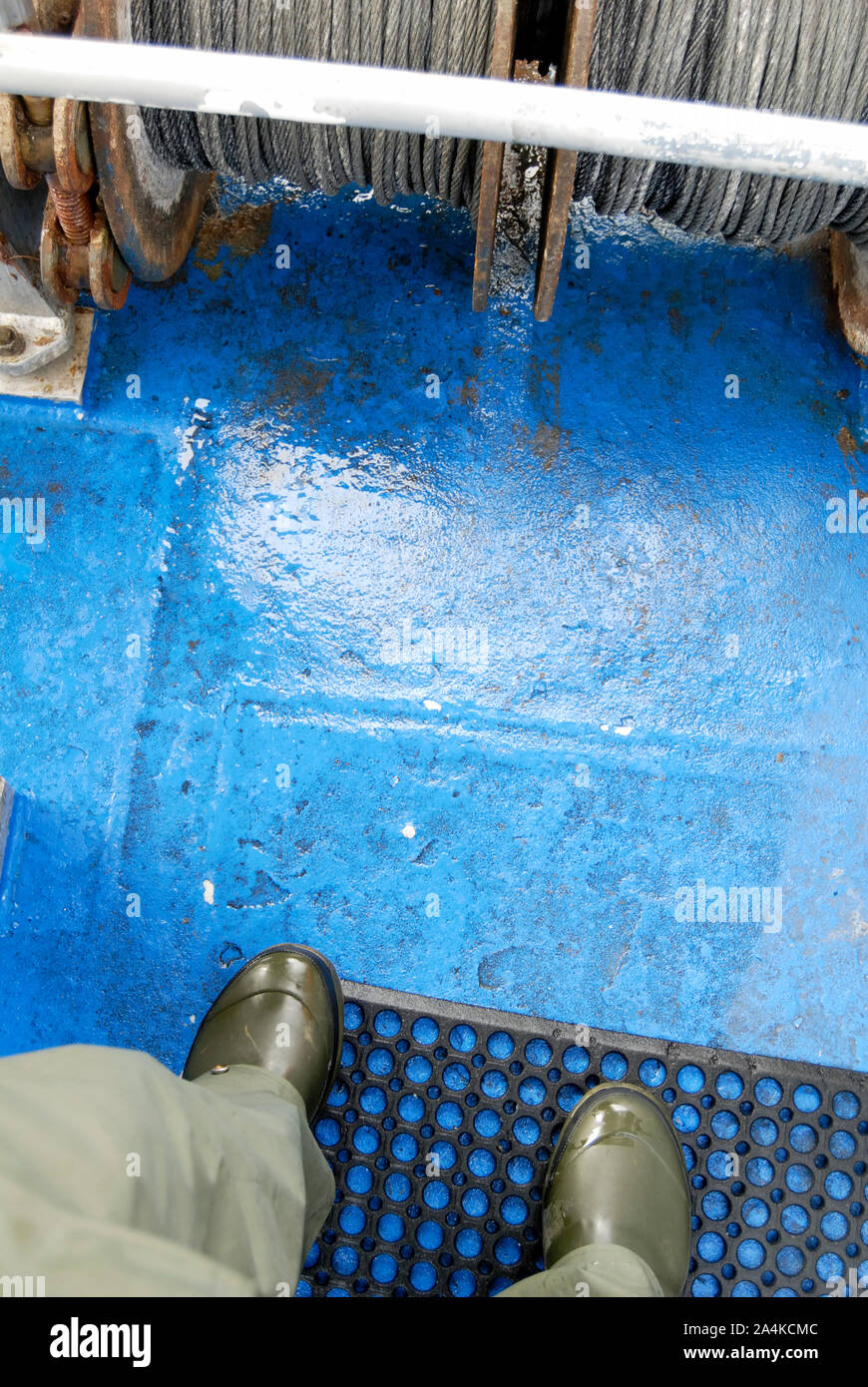 Fisherman at work Stock Photo - Alamy