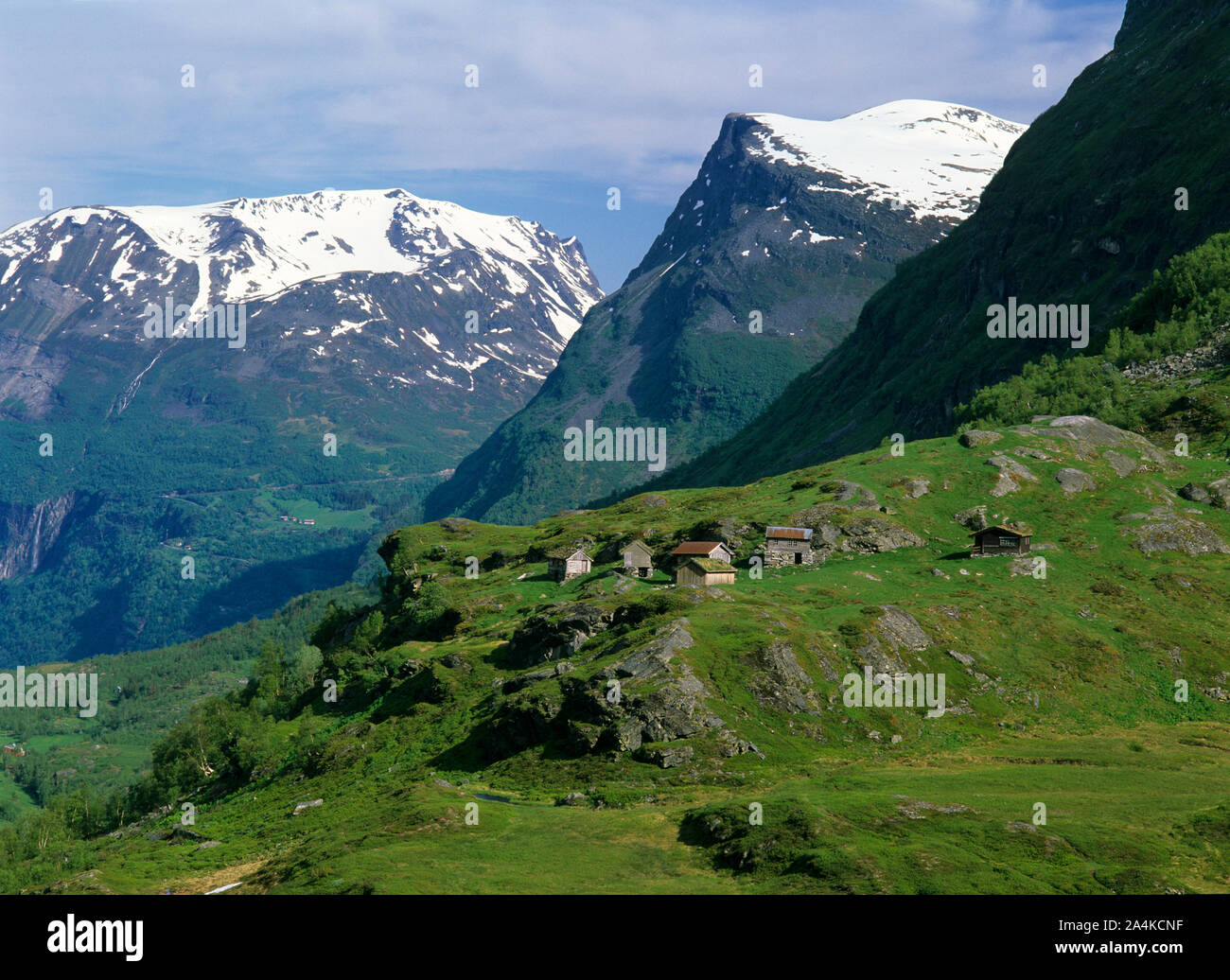 Farm in the Geiranger area Stock Photo - Alamy