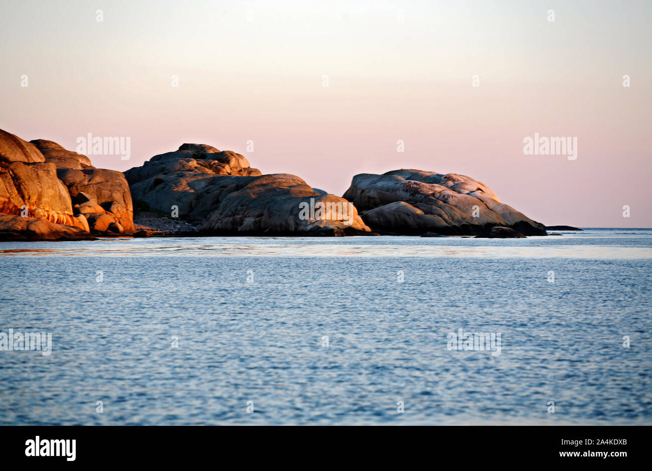 Coastal landscape in Norway Stock Photo - Alamy