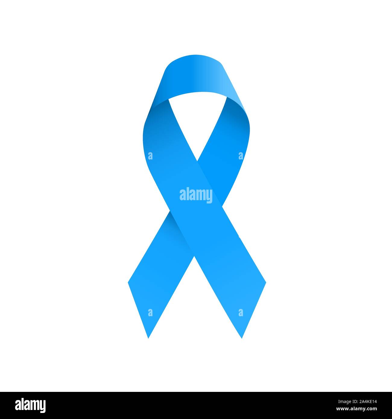 Prostate cancer blue ribbon Stock Vector Images - Alamy