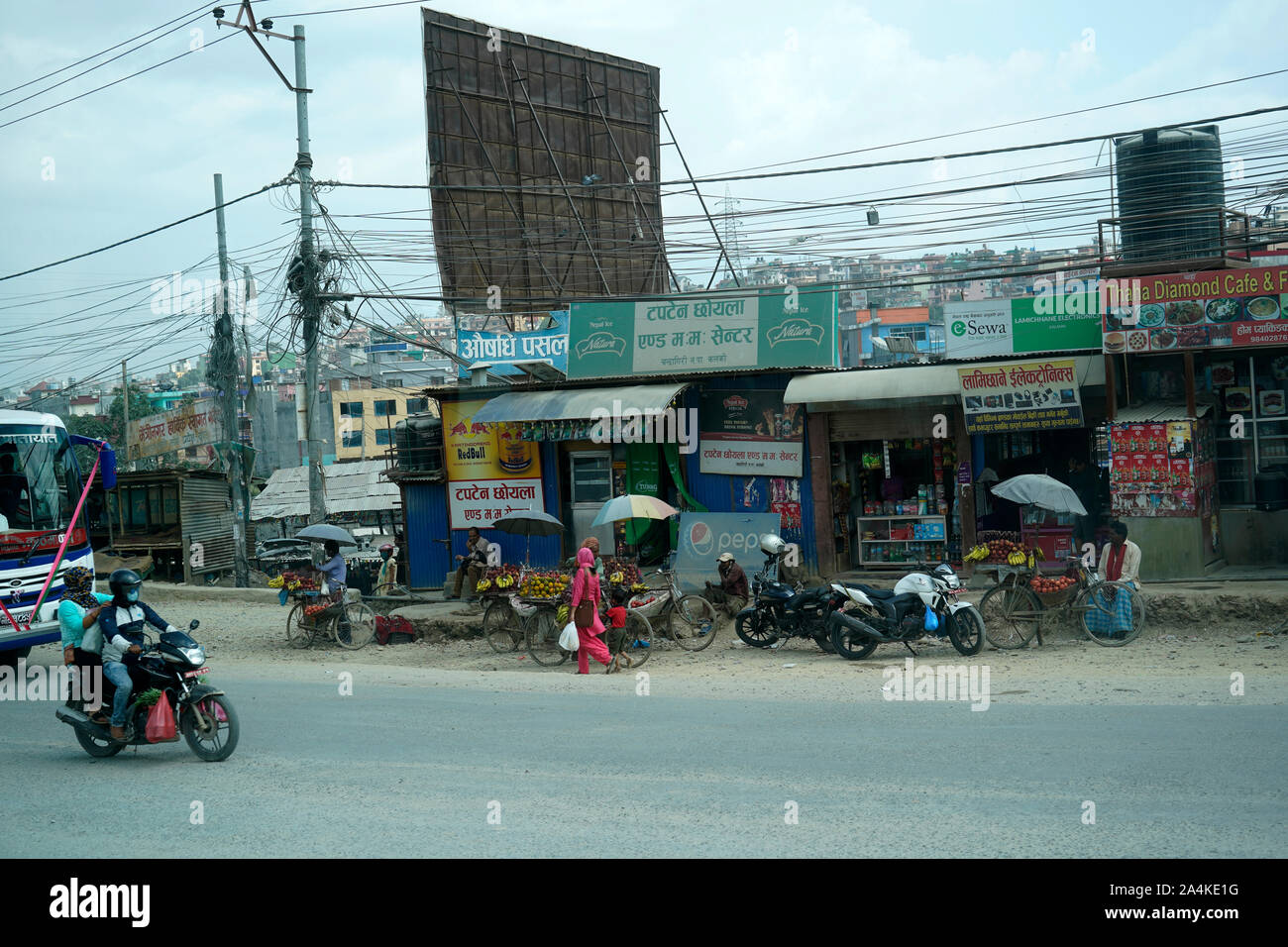 Countryside and rural towns Nepal Stock Photo - Alamy