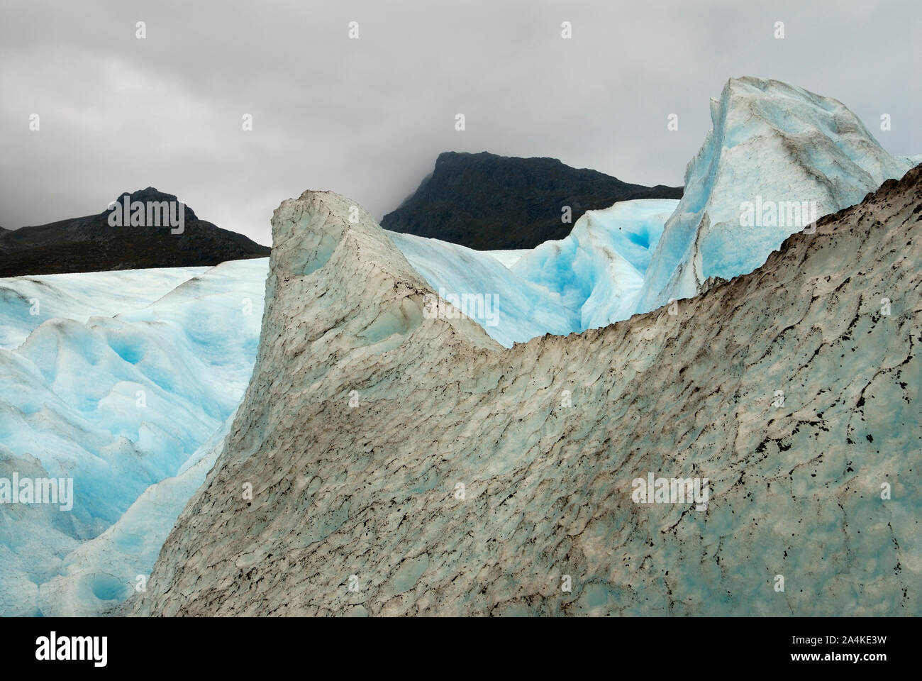 Engabreen glacier. Svartisen ice cap. Saltfjellet, Svartisen National ...
