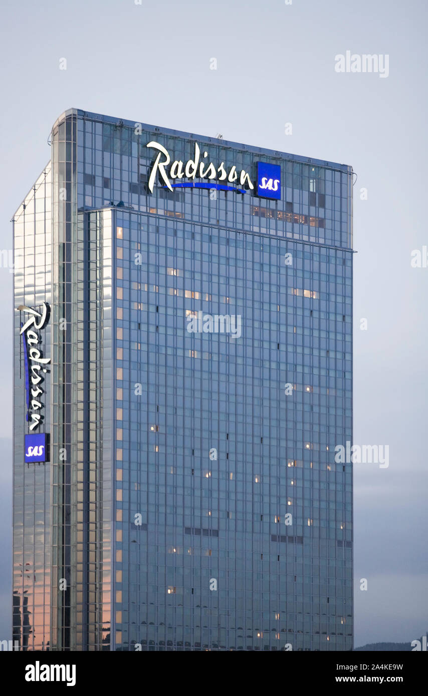 Radisson SAS Plaza Hotel in Oslo, Norway Stock Photo - Alamy