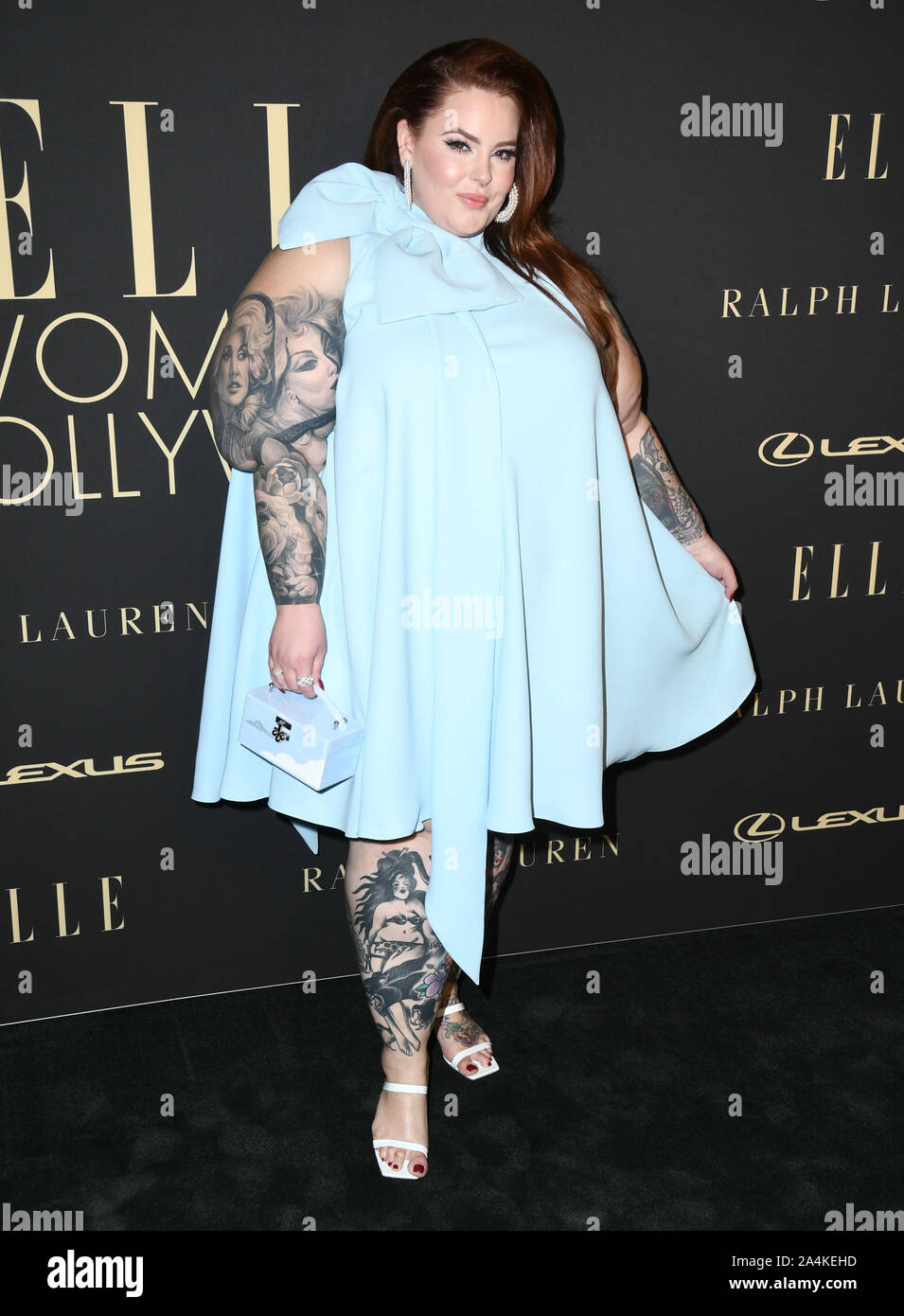 14 October 2019 - Beverly Hills, California - Tess Holiday. 2019 ELLE ...