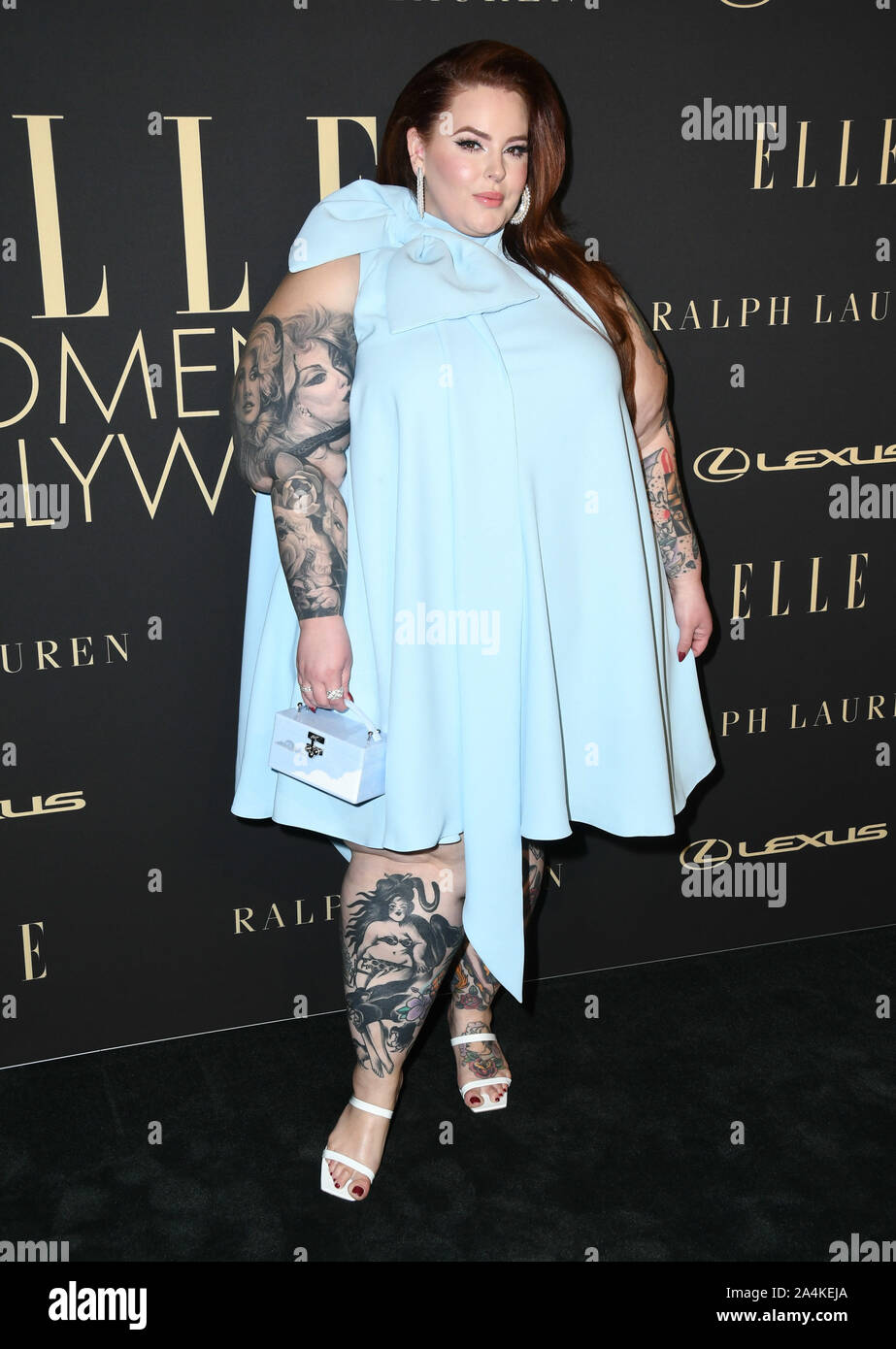 14 October 2019 - Beverly Hills, California - Tess Holiday. 2019 ELLE ...