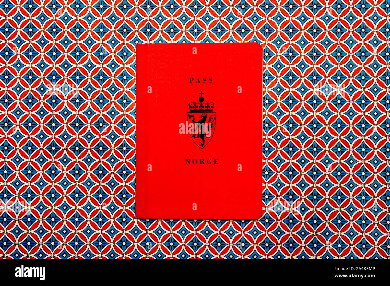 Identity identification Norwegian passport, ID Stock Photo - Alamy