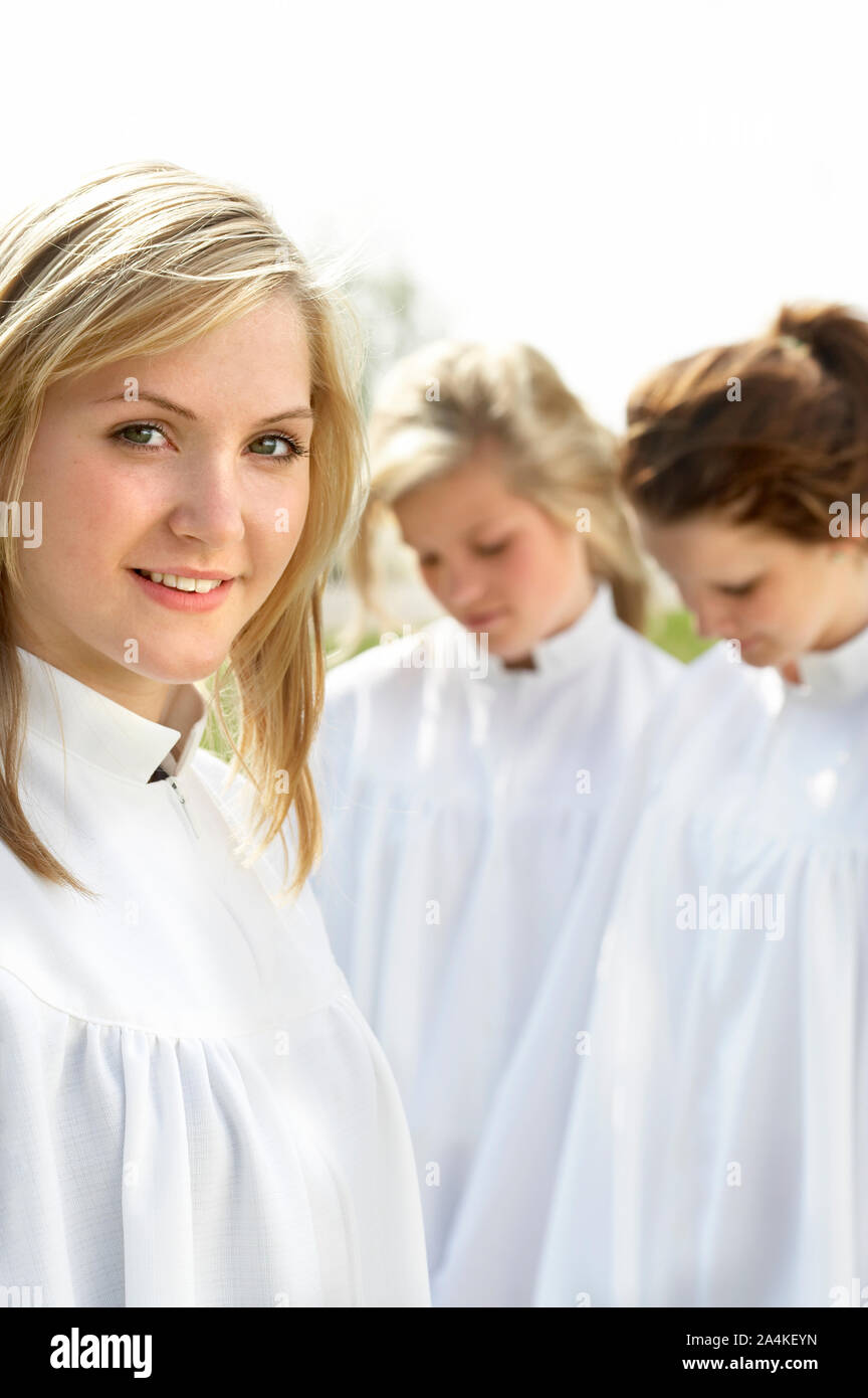 Confirmands hi-res stock photography and images - Alamy