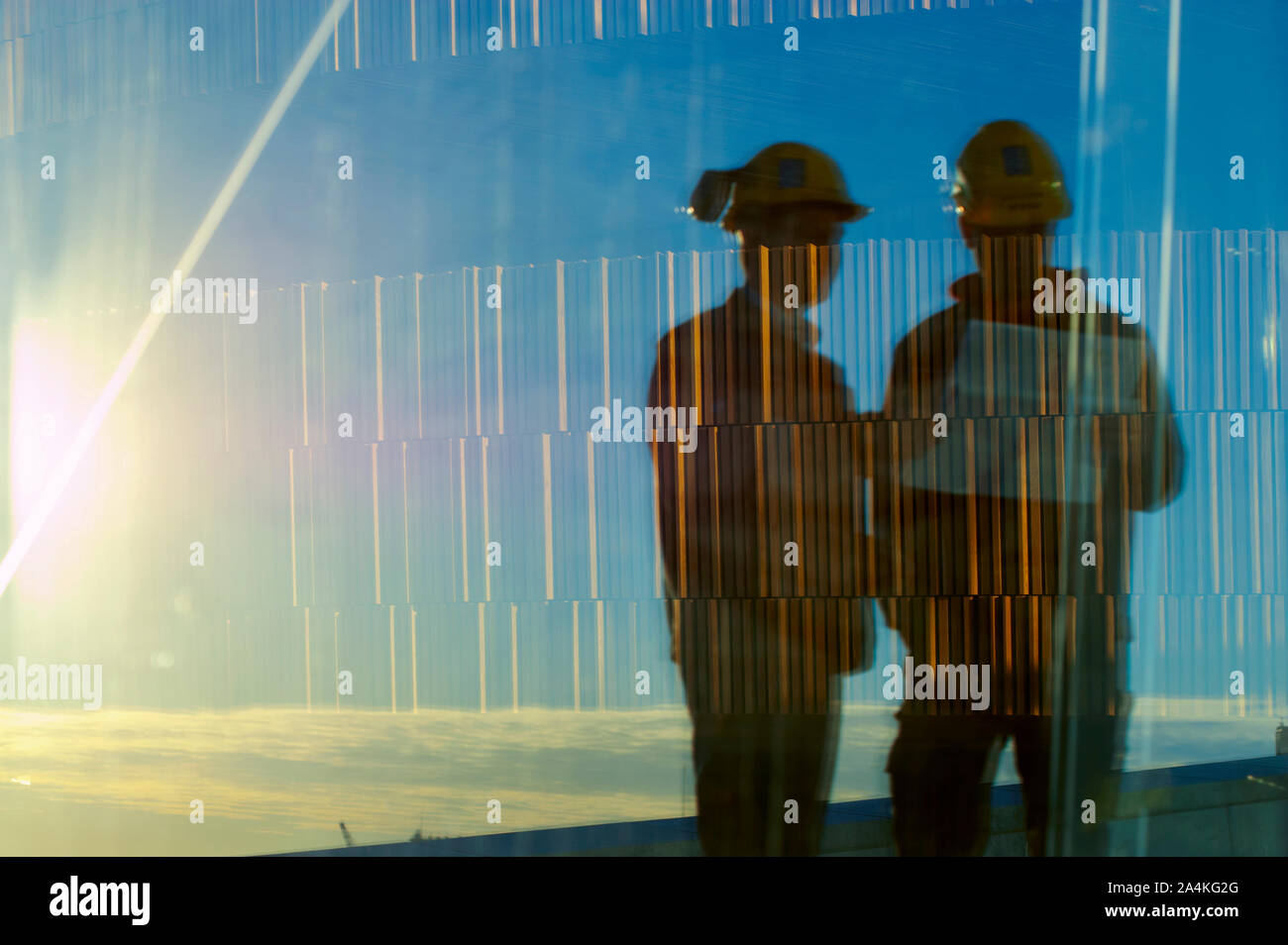Constructing the Oslo Opera House Stock Photo - Alamy