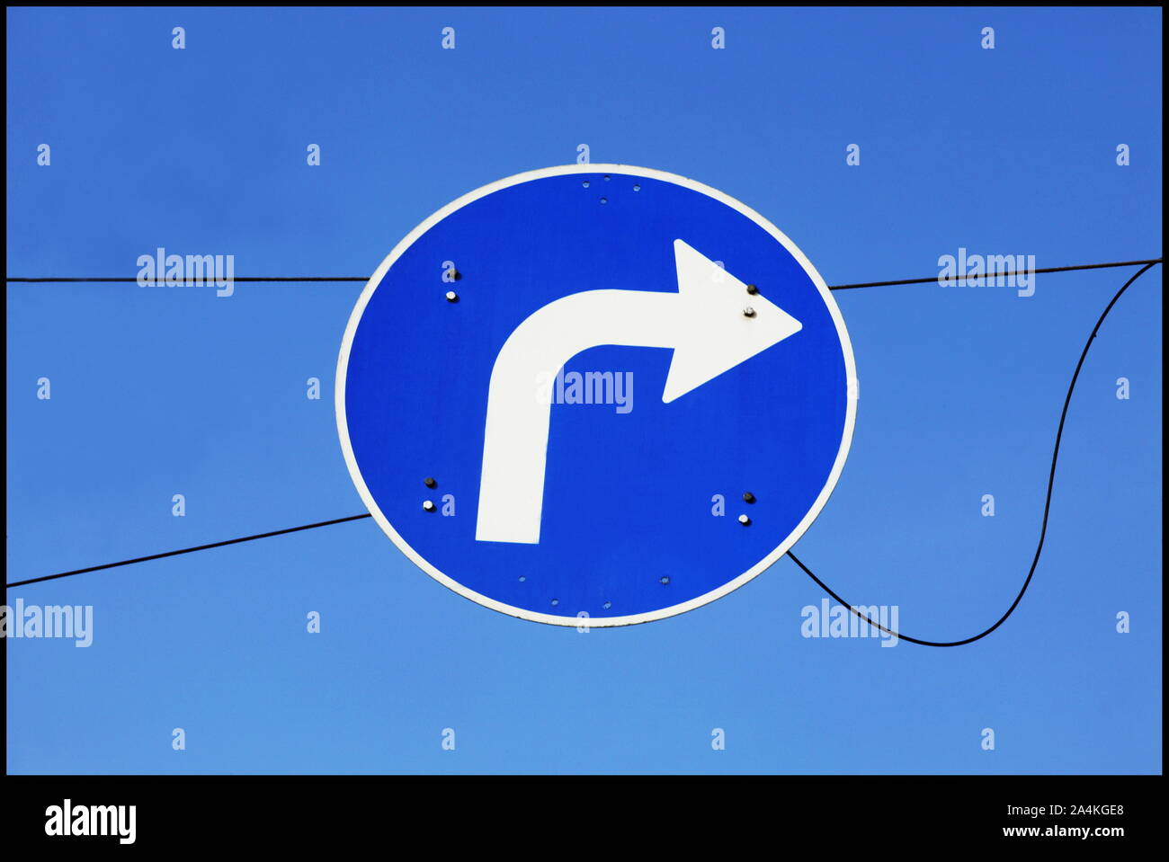 Turn to the right Stock Photo - Alamy