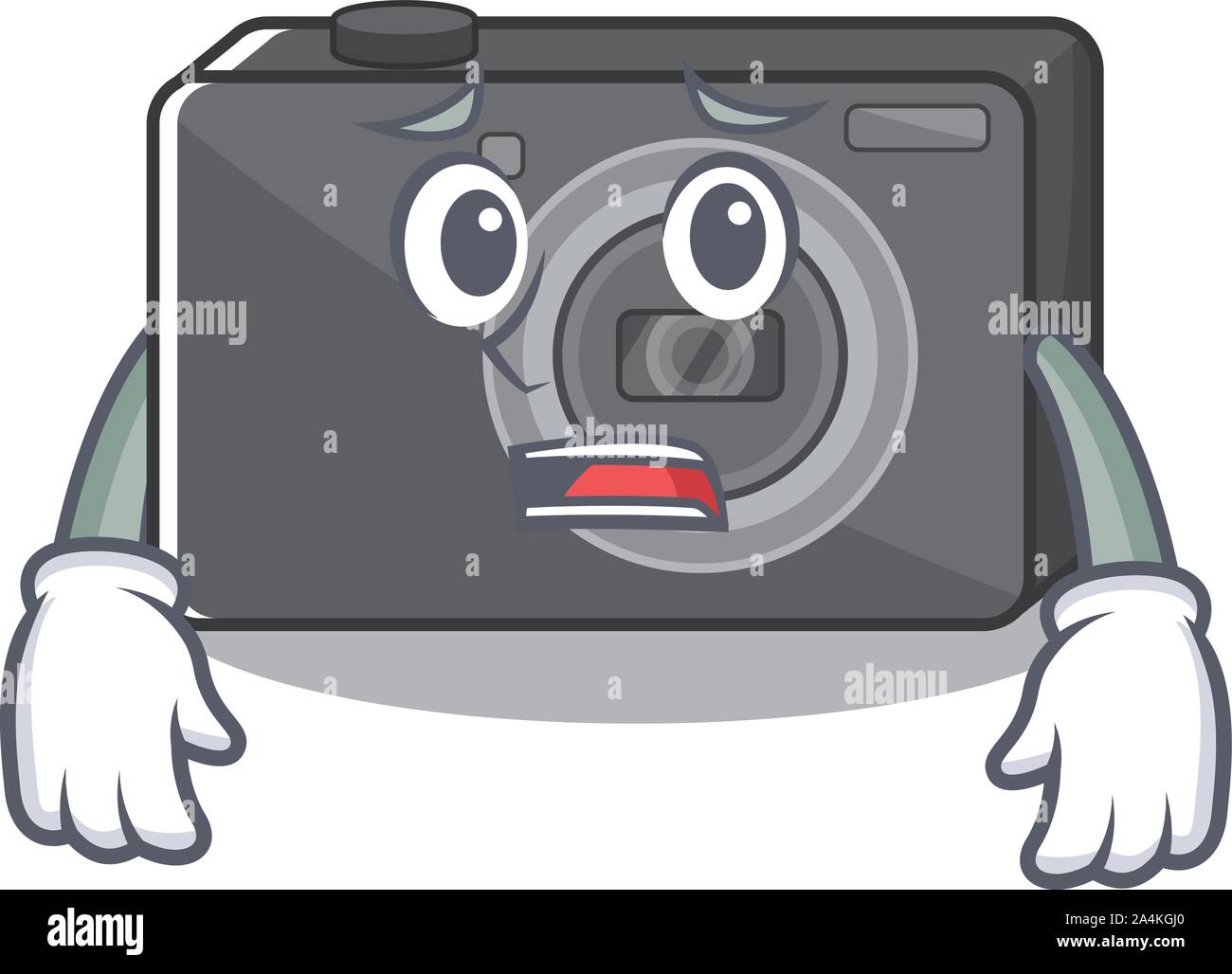 Scary on camera Stock Vector Images - Alamy