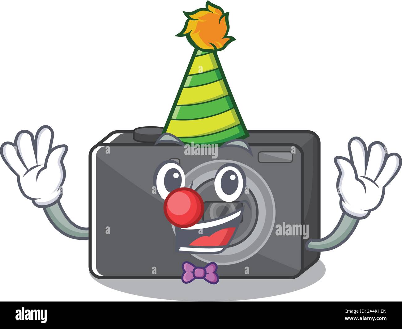 Clown digital camera on a cartoon table Stock Vector Image & Art - Alamy