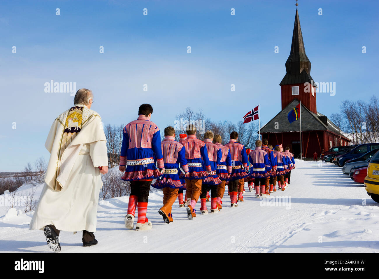Sami lappland lapland flag hi-res stock photography and images - Alamy